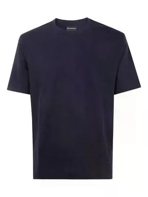 Emporio Armani Textured Cotton T-shirt