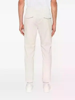 Eleventy Pleated Drawstring Trousers - Neutrals