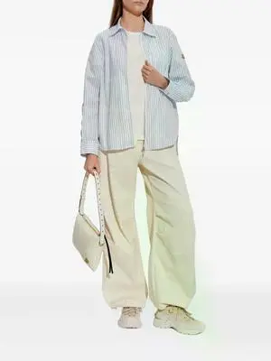 Moncler Striped Zip-up Shirt