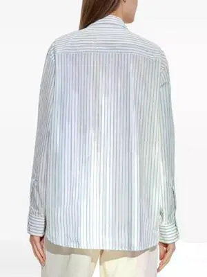 Moncler Striped Zip-up Shirt
