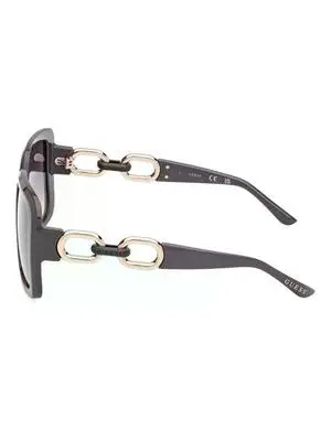 Guess Chain-embellished Square Sunglasses