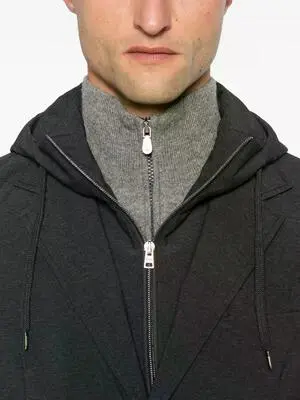 Herno Hooded Blazer - Grey