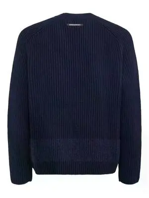 Dsquared2 Ribbed Jumper - Blue