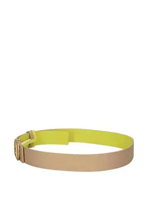 TWINSET Reversible Leather Belt - Brown