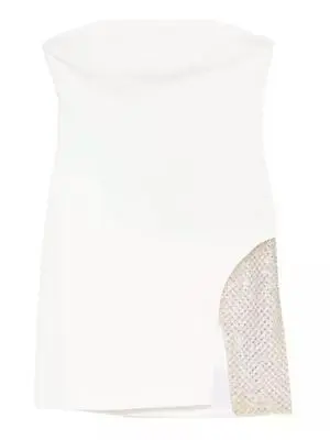 Attico Strapless Mini Dress - White