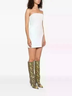 Attico Strapless Mini Dress - White