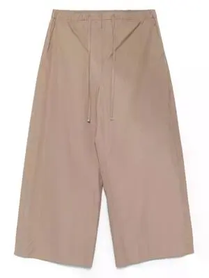 Max Mara Drawstring Cotton Trousers