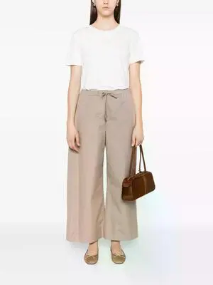 Max Mara Drawstring Cotton Trousers