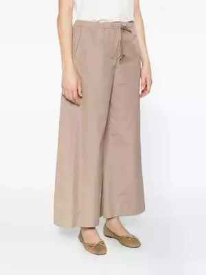 Max Mara Drawstring Cotton Trousers