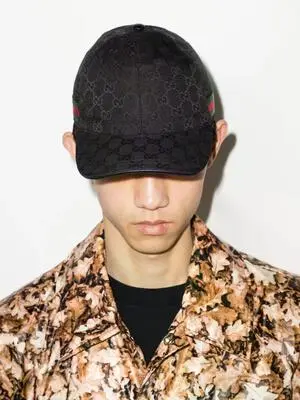 Gucci Gg Supreme Web Baseball Cap