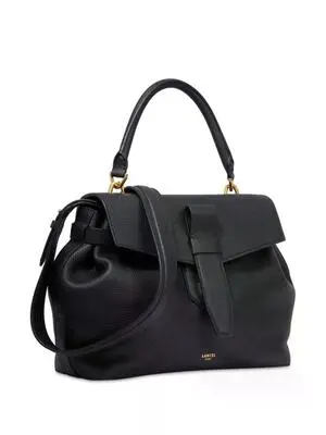 LANCEL Charlie De Leather Tote Bag - Black