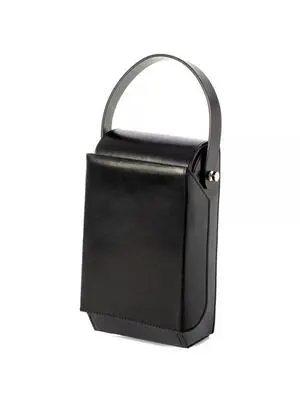 MERRYL TIELMAN Top-handle Leather Crossbody Bag - Black