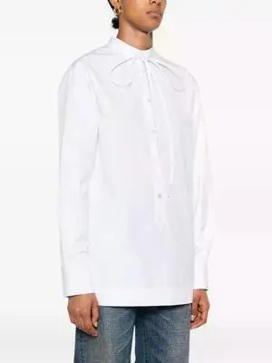 Gucci Neck-tie Long-sleeve Shirt