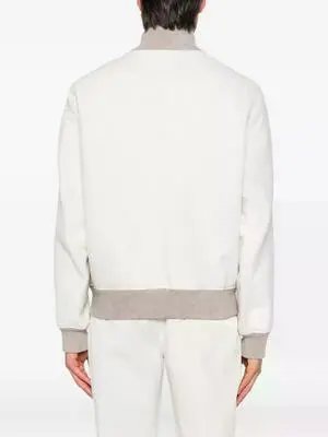 Brunello Cucinelli Button-up Bomber Jacket - Neutrals