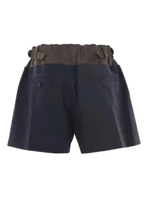 Sacai Belted Pocket Shorts