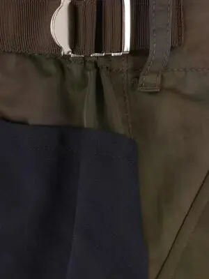 Sacai Belted Pocket Shorts