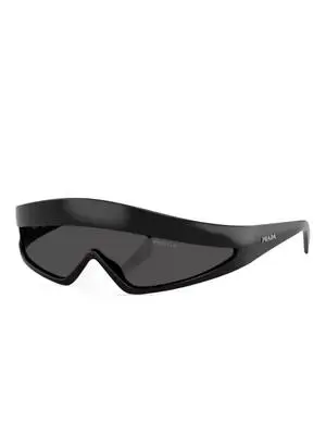 Prada Shield-frame Sunglasses - Black