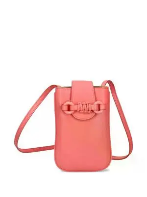 See By Chloé Flap-closure Leather Phone Bag - Pink