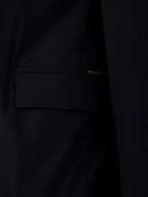MOORER Button Detailed Jacket - Blue