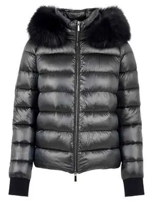 MOORER Fur Trimmed Coat - Ottanio