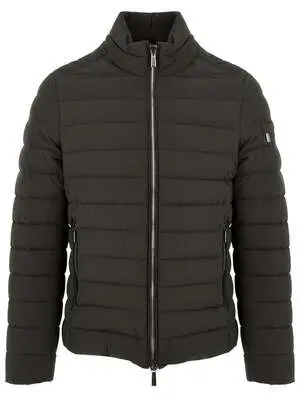 MOORER Padded Zip Up Coat