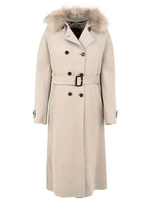 MOORER Belted Coat
