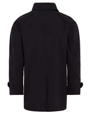 MOORER Classic Collared Coat - Blue