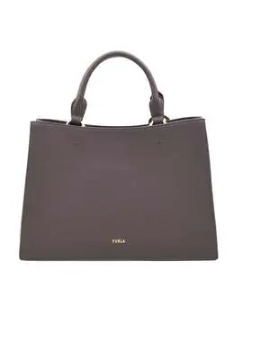 Furla Tote Handbag With Shoulder Strap - Soil