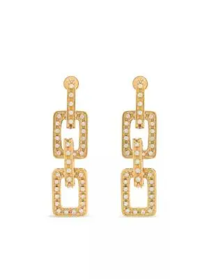 Marni Crystal-embellished Drop Earrings - Gold