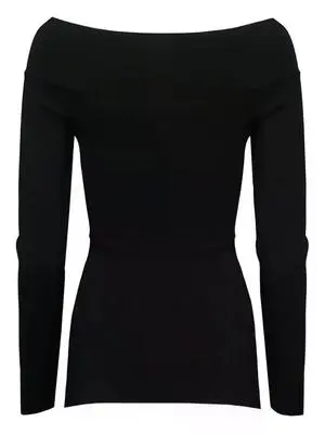 Stella McCartney Boat-neck Long-sleeve Top