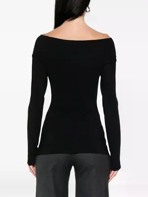 Stella McCartney Boat-neck Long-sleeve Top