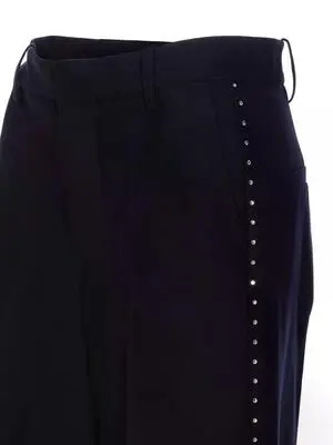 Zadig&Voltaire Crystal-embellished Trousers - Blue