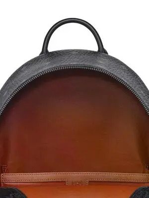 Mcm Monogram Studded Backpack