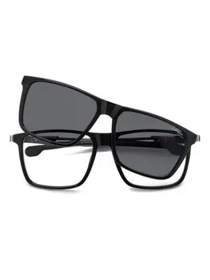 Carrera Eyewear Square-frame Clip-on Sunglasses