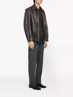 MAISON MARGIELA Pocket-detail Bomber Jacket - Red