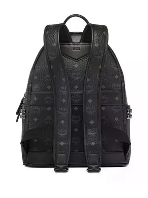 Mcm Studded Monogram Backpack