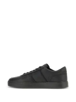 Hogan H668 Leather Lace-up Trainers - Black