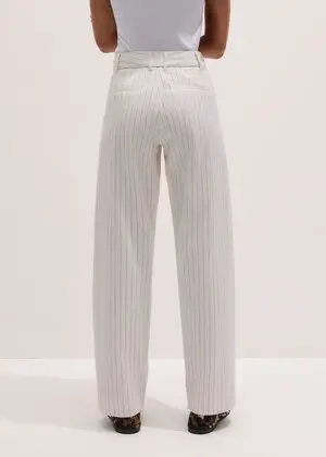 ME+EM Pinstripe Tapered Trouser