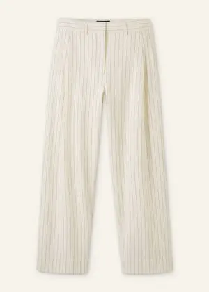ME+EM Pinstripe Tapered Trouser