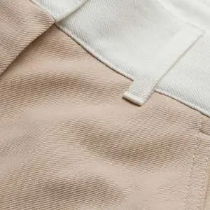 ME+EM Contrast Waist Tapered Chino
