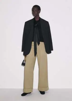 ME+EM Cashmere Baby Tee - Black