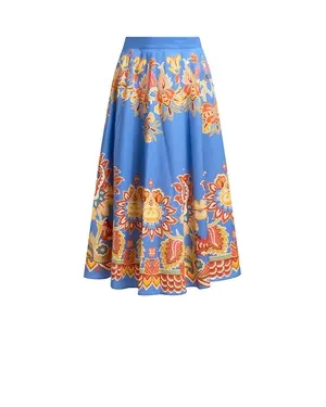 Etro Printed Midi Skirt