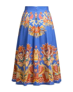 Etro Printed Midi Skirt