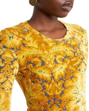 Etro Printed Long Sleeve Top