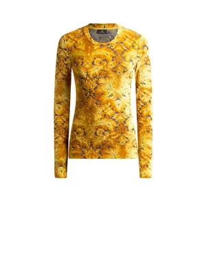 Etro Printed Long Sleeve Top