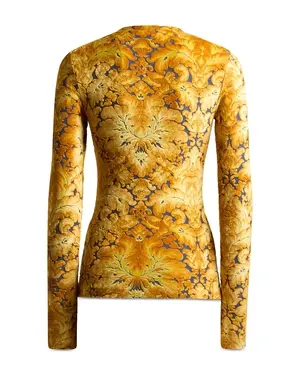 Etro Printed Long Sleeve Top
