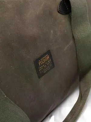 Filson Distressed-finish Cotton Holdall - Green