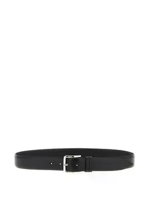 ZERBINI CLAUDIO Leather Belt - Black