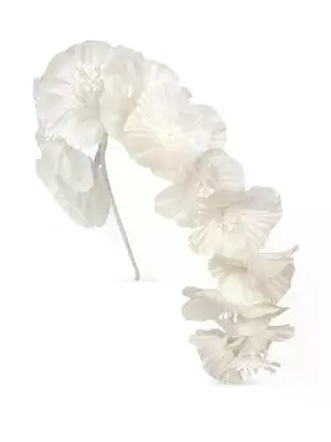 JENNIFER BEHR Floral-motif Headband - White