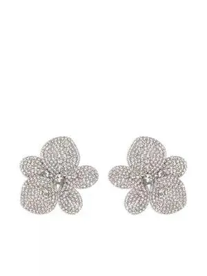 JENNIFER BEHR Kiarra Flower Earrings - Silver